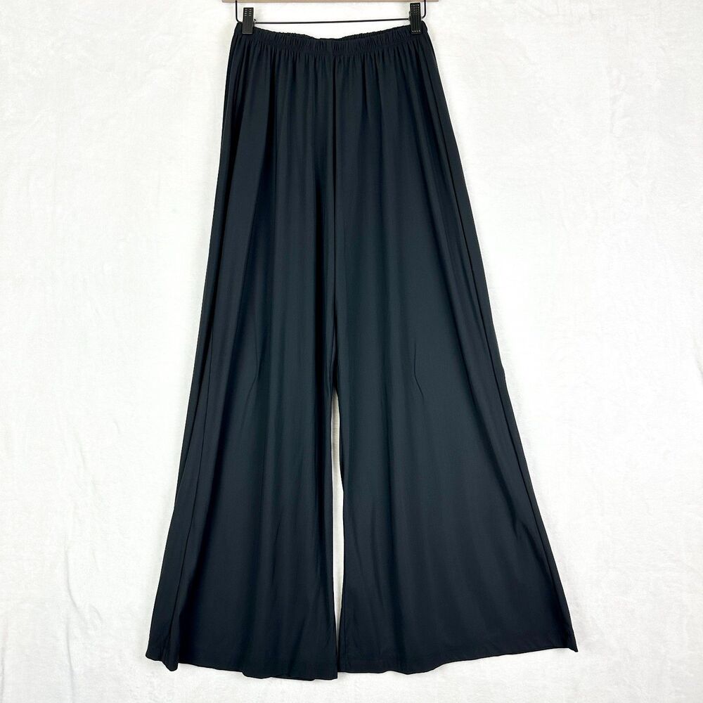 Bryn Walker Wide Leg Pull On Pants Size Small Black S… - Gem
